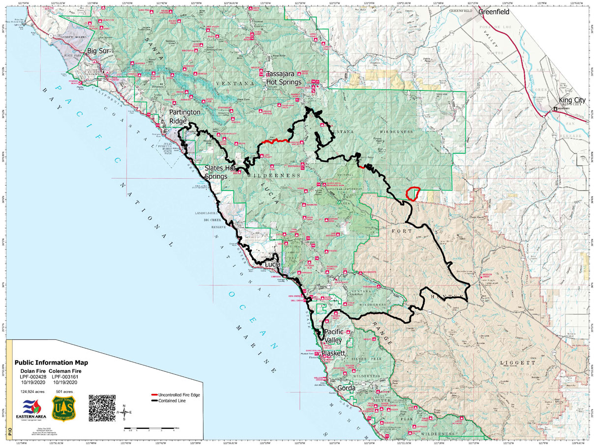 New wildfire breaks out near Dolan Fire | The King City Rustler | Your ...