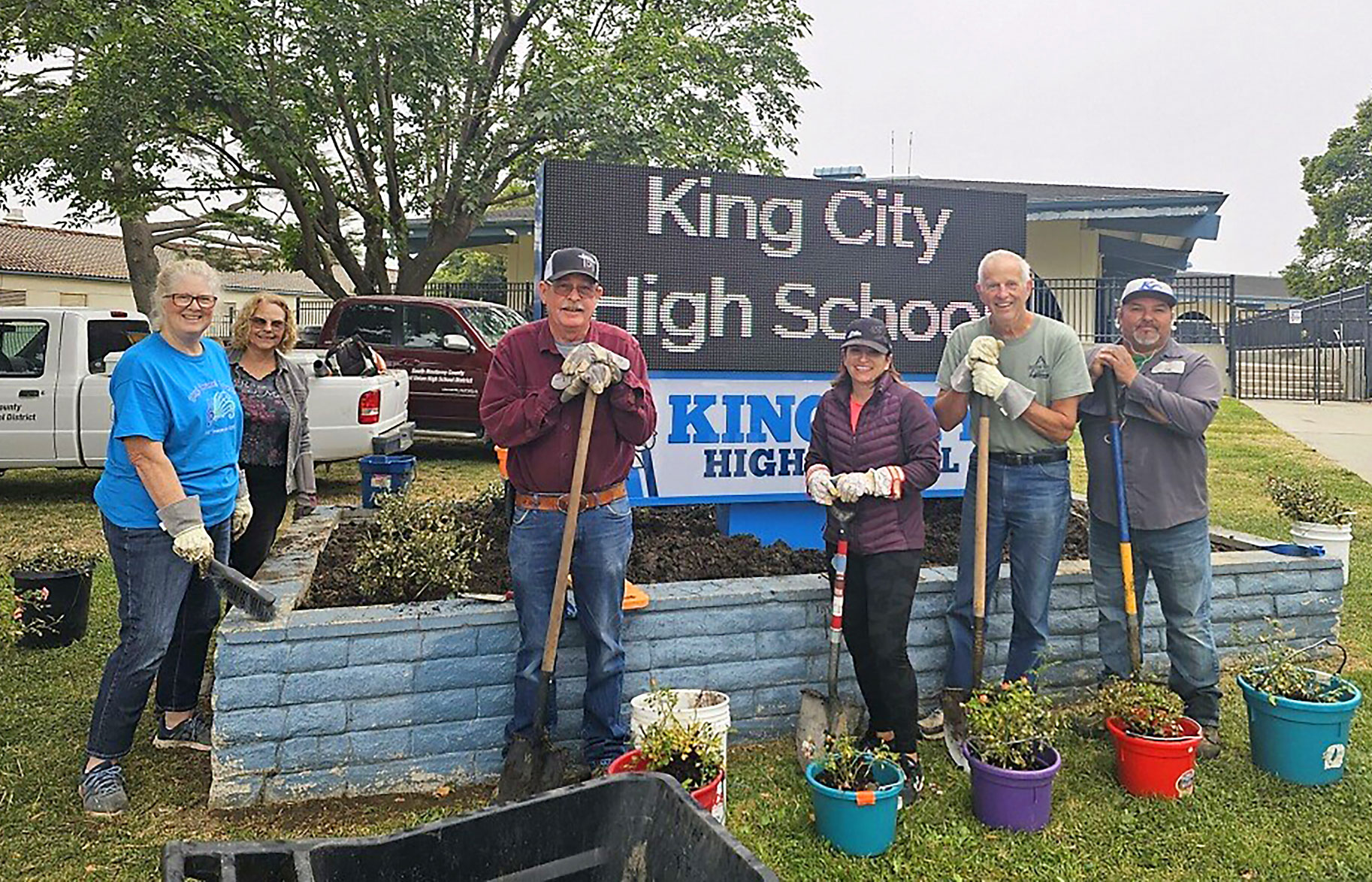 New digital sign up and running at King City High School | The King ...