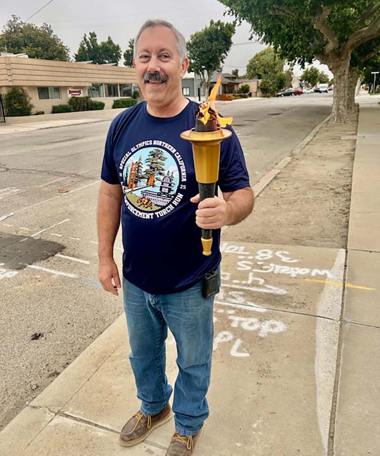 Torch Run 2025: Police escort Flame of Hope through South Monterey ...